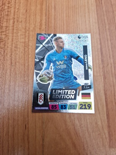 PANINI PREMIER LEAGUE ADRENALYN XL 2023 BERND LENO LIMITED EDITION CARD ...