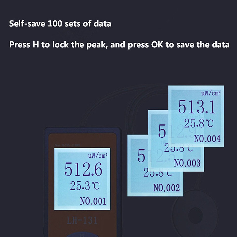 IR Light Meter Infrared Light Irradiance Power Meter 760~1100nm 3000W ...