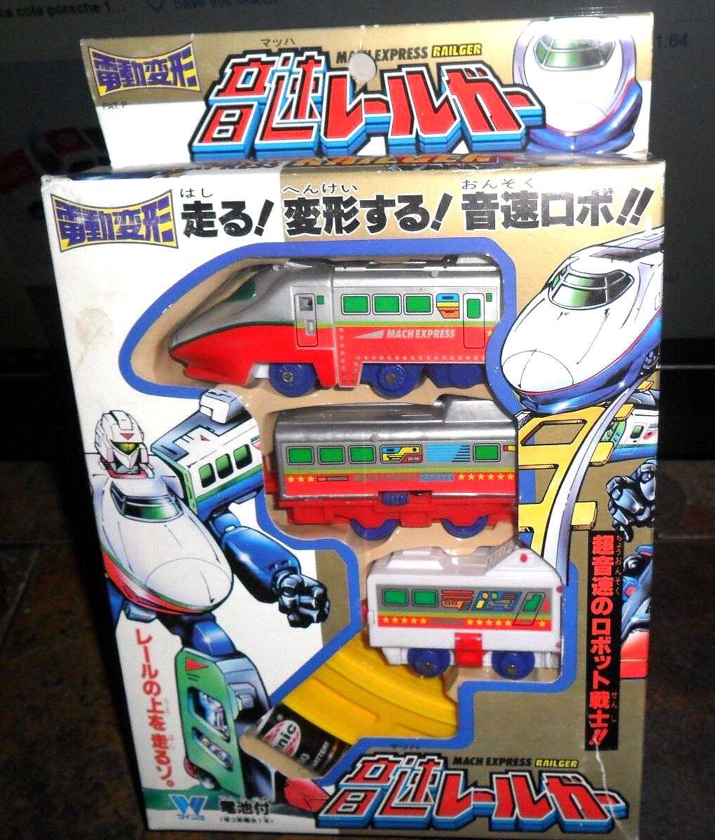 Mach Express Railger TRANSFORMER Train Set Battery operated
