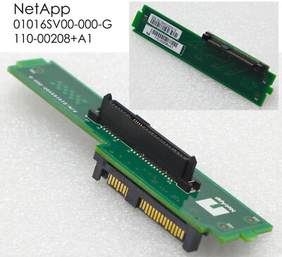 NetApp 110-00208+ A1 SAS SATA Hard Drive Hard Drivehdd Interposer Card ...