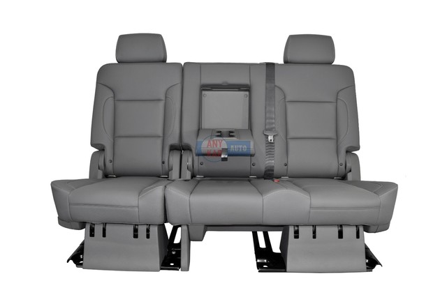 2017 2018 2019 Suburban 2nd row 60/40 split bench seat gray leather ...