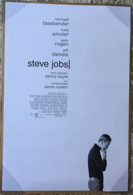 STEVE JOBS MOVIE POSTER 2 Sided ORIGINAL FINAL 27x40 MICHAEL FASSBENDER ...