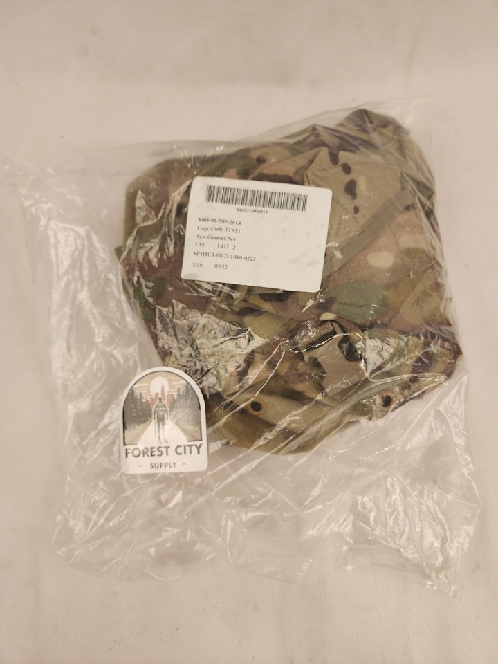 NEW - 4 Piece Complete Saw Gunners Kit USGI Military MOLLE OCP Multicam ...