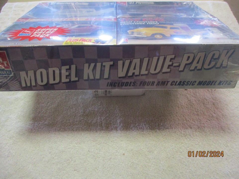 AMT ERTL 4 KITS SUPER VALUE PACK 1:25 MODEL KITS FACTORY SEALED NEW ...
