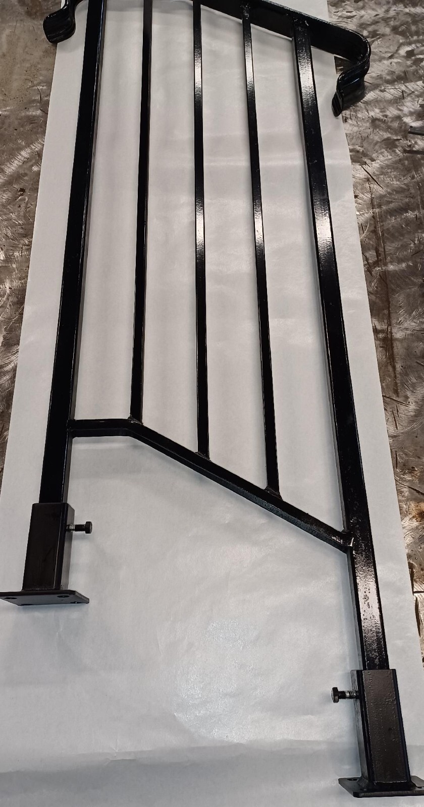 Railing REPAIR Base Kit 6 1/2" Slip OVER RAILS 1" loose rusty POSTS ...