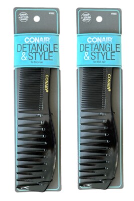 2 Pack Conair Wide Tooth Lift Comb For All Hair Types | eBay