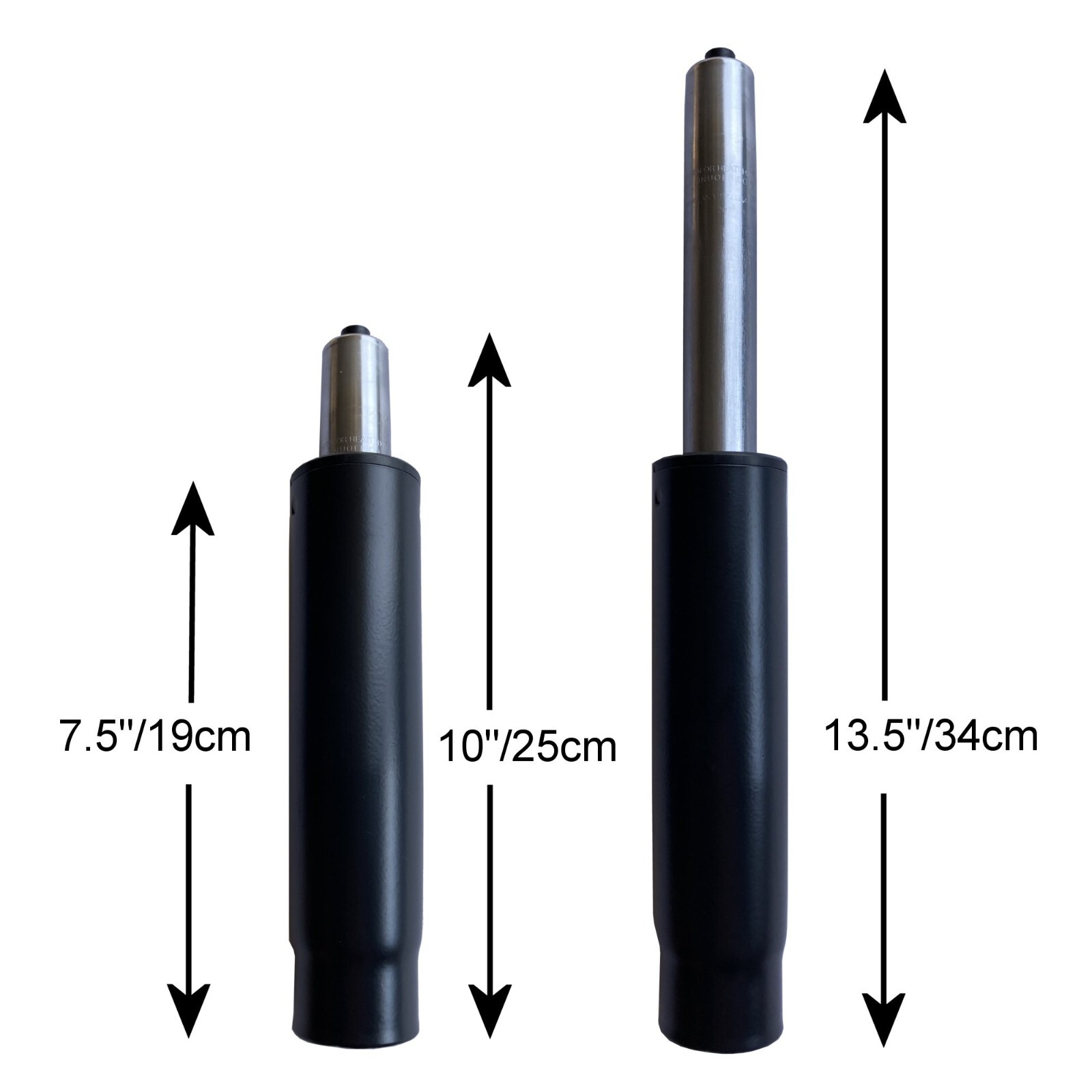 Black 7"/7 Inch Gas Lift, Gas Strut, Piston for Office Chairs | eBay UK