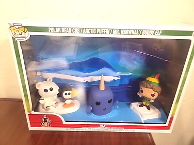 Elf Movie Deluxe Moment Funko POP! 3 Pack Set Buddy Puffin Narwhal ...