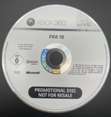Xbox 360: FIFA 10 PROMOTIONAL DISC (Nur Disc) 5030932077974 | eBay.de