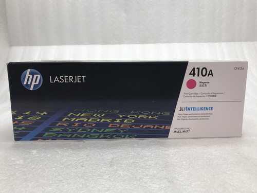Genuine OEM Sealed HP 410A Magenta Original LaserJet Toner Cartridge ...