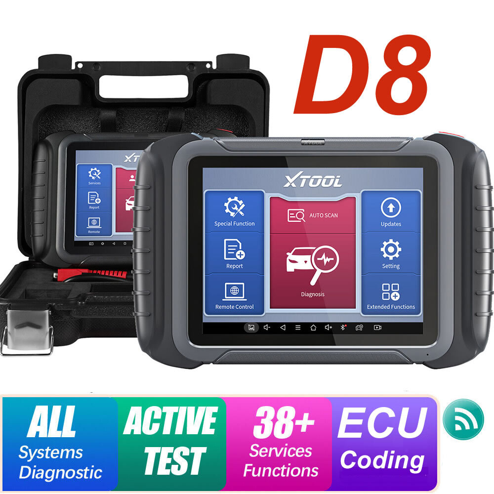 XTOOL D8 OBD2 Diagnostic Scanner Tool All Systems Bidirectional Car 38 ...