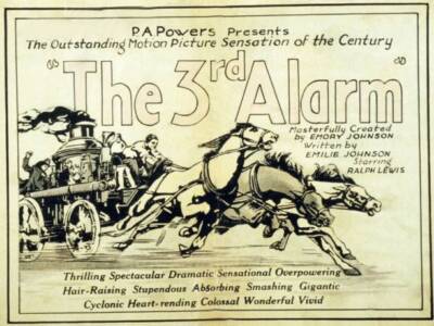 The Third Alarm Poster Title Card 1922 Old Movie Photo | eBay