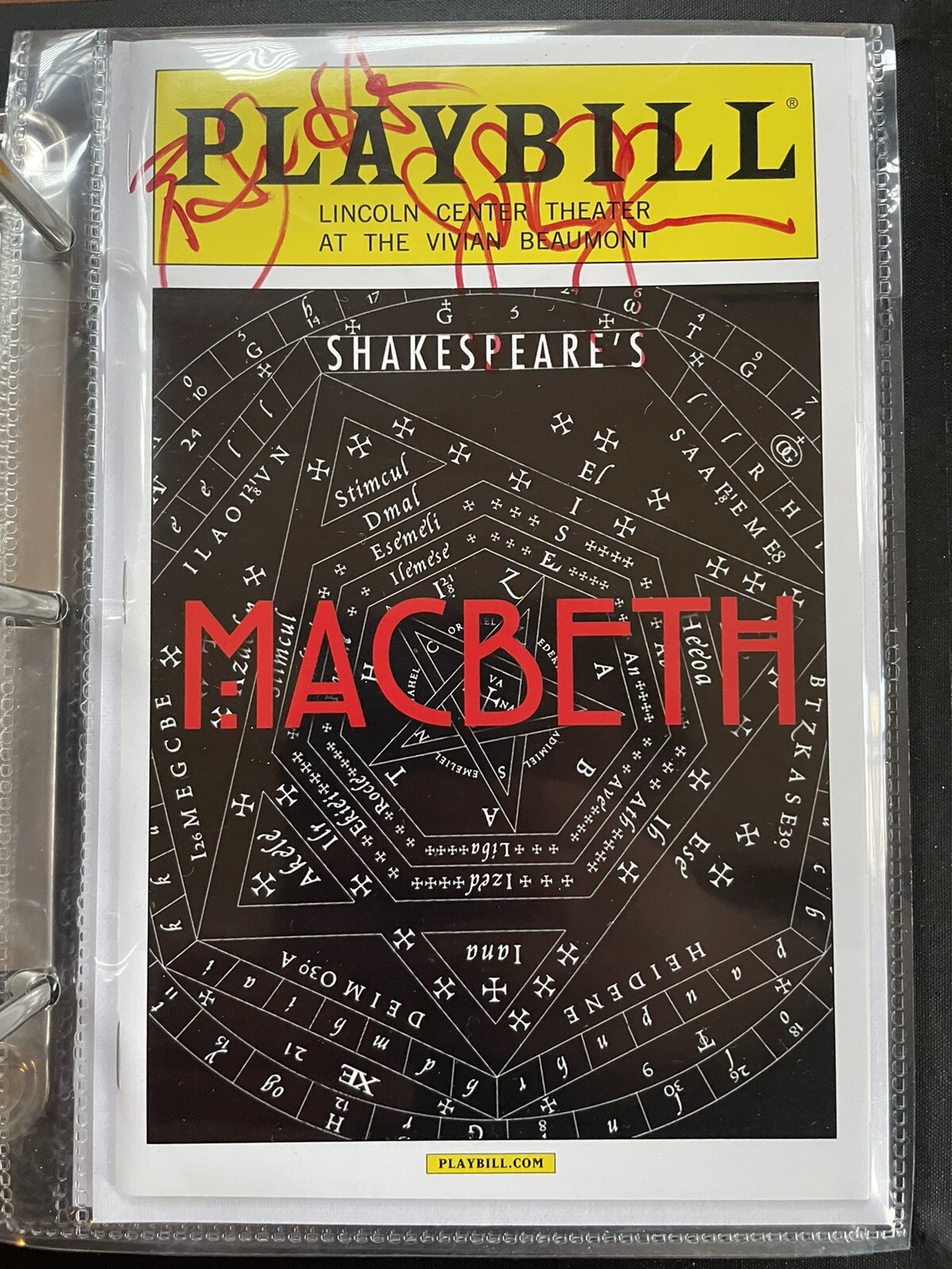Macbeth Playbill