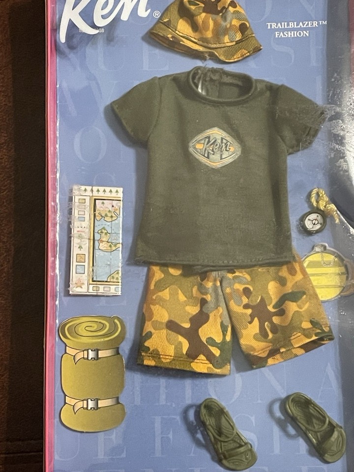2001 Ken Doll Fashion Avenue Ken Styles Trailblazer Camouflage Fashion 74299257520| eBay