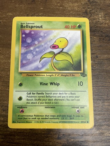 Pokémon Bellsprout 49/64 Jungle 1st Edition Wizard TCG Card | eBay