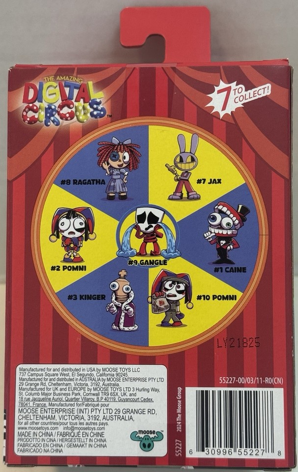 The Amazing Digital Circus GANGLE Figure TADC Moose Toys Encore ...