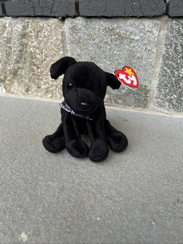 Ty 1998/1999 Beanie Baby Luke the Black Labrador Retriever Dog Plush ...