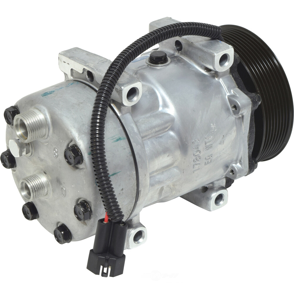 A/C Compressor-Base, VIN: C, DIESEL, MFI, Mechanical, Turbo UAC CO ...