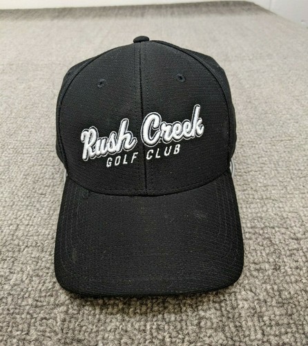 Rush Creek Golf Club Hat Black Adult Baseball Cap Mens Pukka Adjustable ...