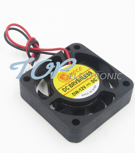 10PCS 2Pin Cooler Fan 12V 40x40x10mm Arduino Raspberry Pi Computer 3D ...