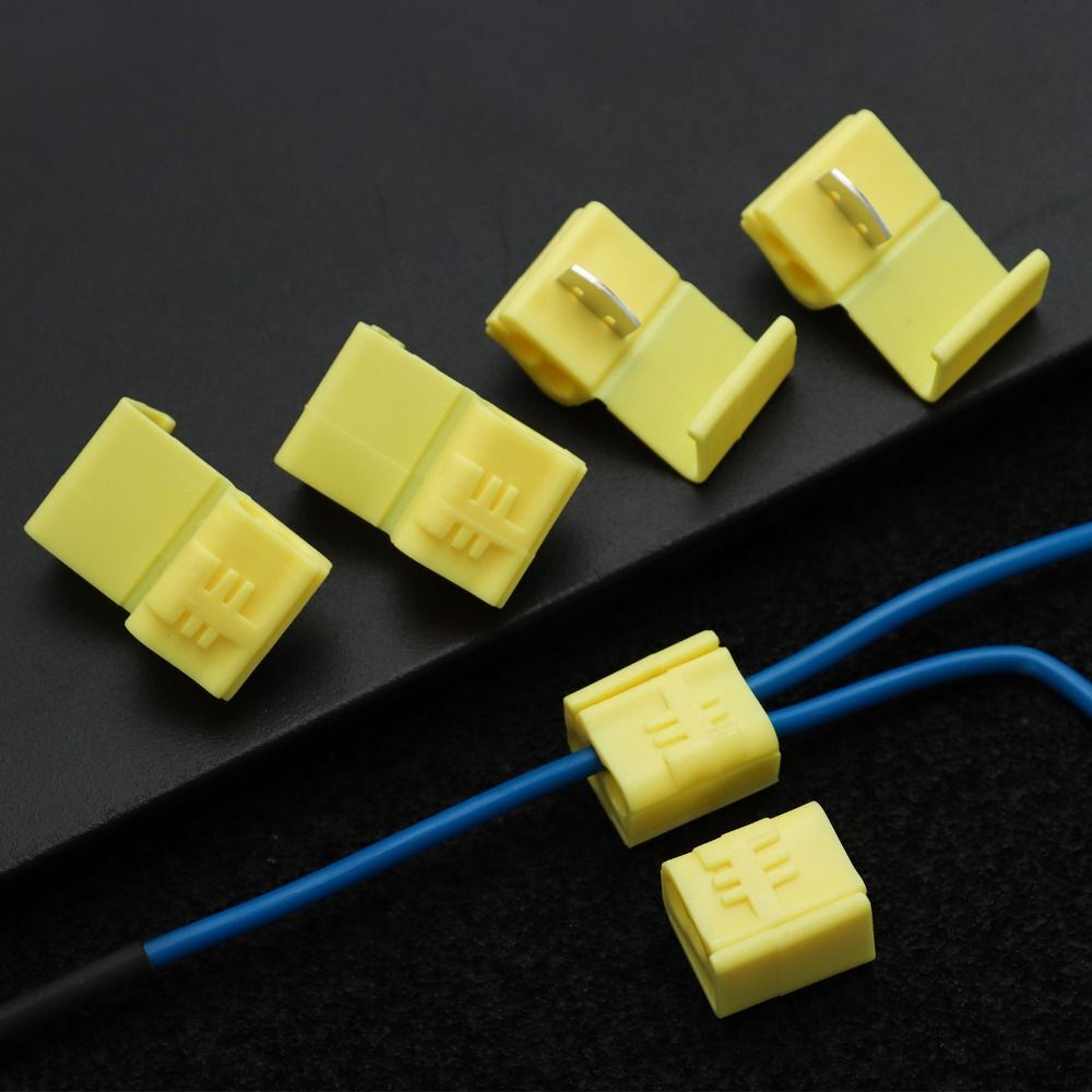 Solderless Cable Fitting Fast Splice Crimp Terminals Block Quick ...