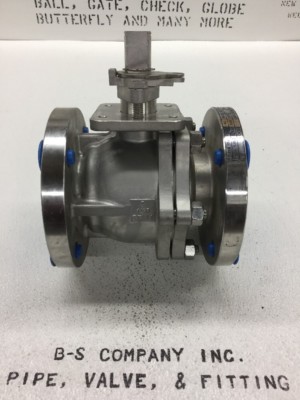 Ball Valve Stainless CF8M 3" 150 RF Flanged Full Port Locking WILLIAMS ...