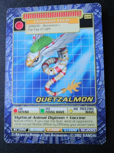 Digimon Quetzalmon Bo-242 Champion Level Mint | eBay