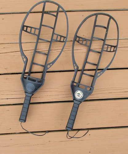 Wham-O TRAC-BALL 2 Black Racket w/ Wrist Strap 1975 | eBay