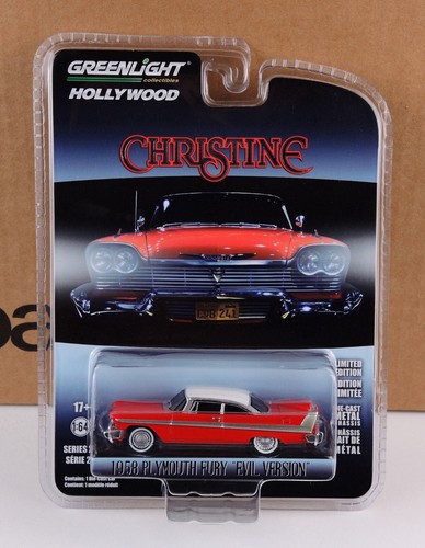 Greenlight 1958 Plymouth Fury EVIL VERSION 1:64 #44840B CHRISTINE ...
