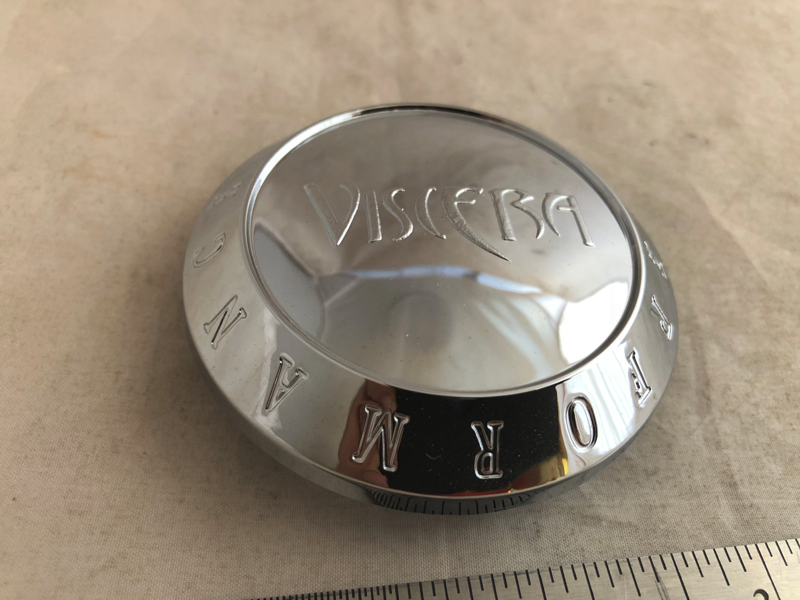 VISCERA High Performance Custom Chrome Wheel Rim Center Dust Cover Hub ...