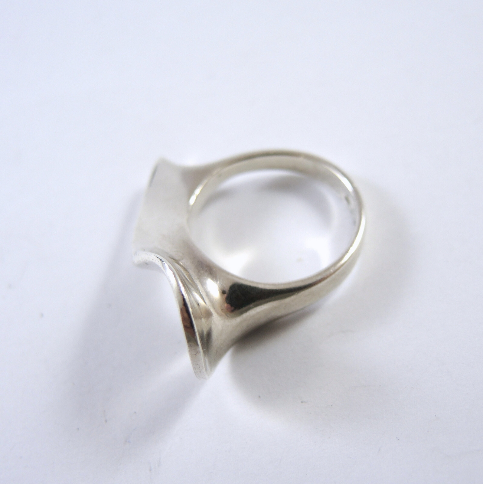 Vintage Sterling Silver Designer ring Size S | eBay