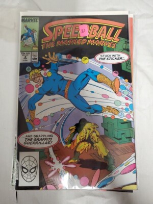 SPEEDBALL THE MASKED AVENGER #2 1988 VERY FINE+ VINTAGE MARVEL COMIC | eBay