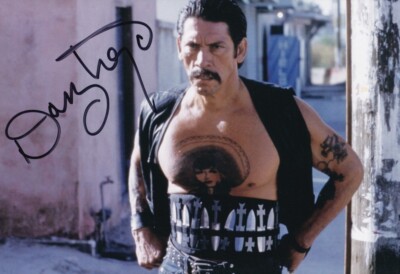 DANNY TREJO signed Autogramm 20x30cm DESPERADO in Person autograph COA ...