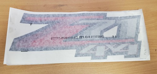 NEW OEM Z71 4X4 Bed Side Logo Decal Sticker 2009-2014 Silverado Sierra ...