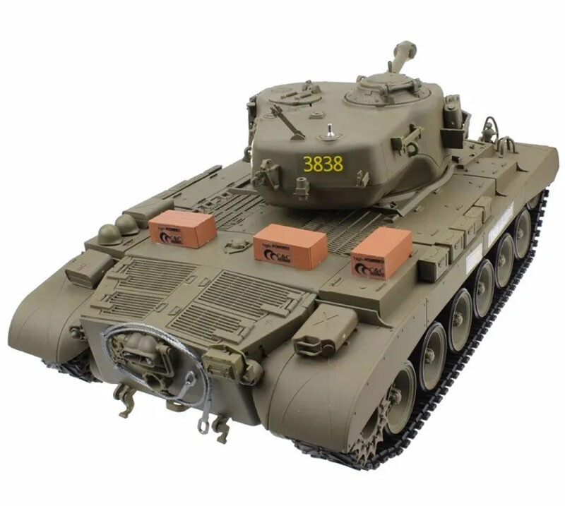 1/16 Scale USA M26 Pershing RC Heavy Tank, 2.4Ghz R/C Model HL3838-1 7. ...
