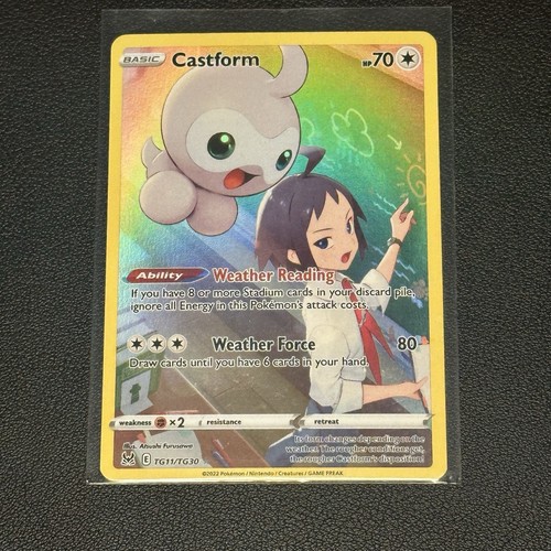 Castform TG11/TG30 Lost Origin Trainer Gallery Holo NM Pokemon | eBay