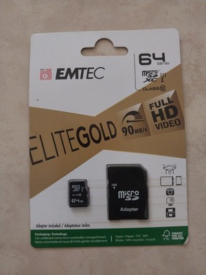 Emtec 64GB Micro SD Card with adapter | eBay