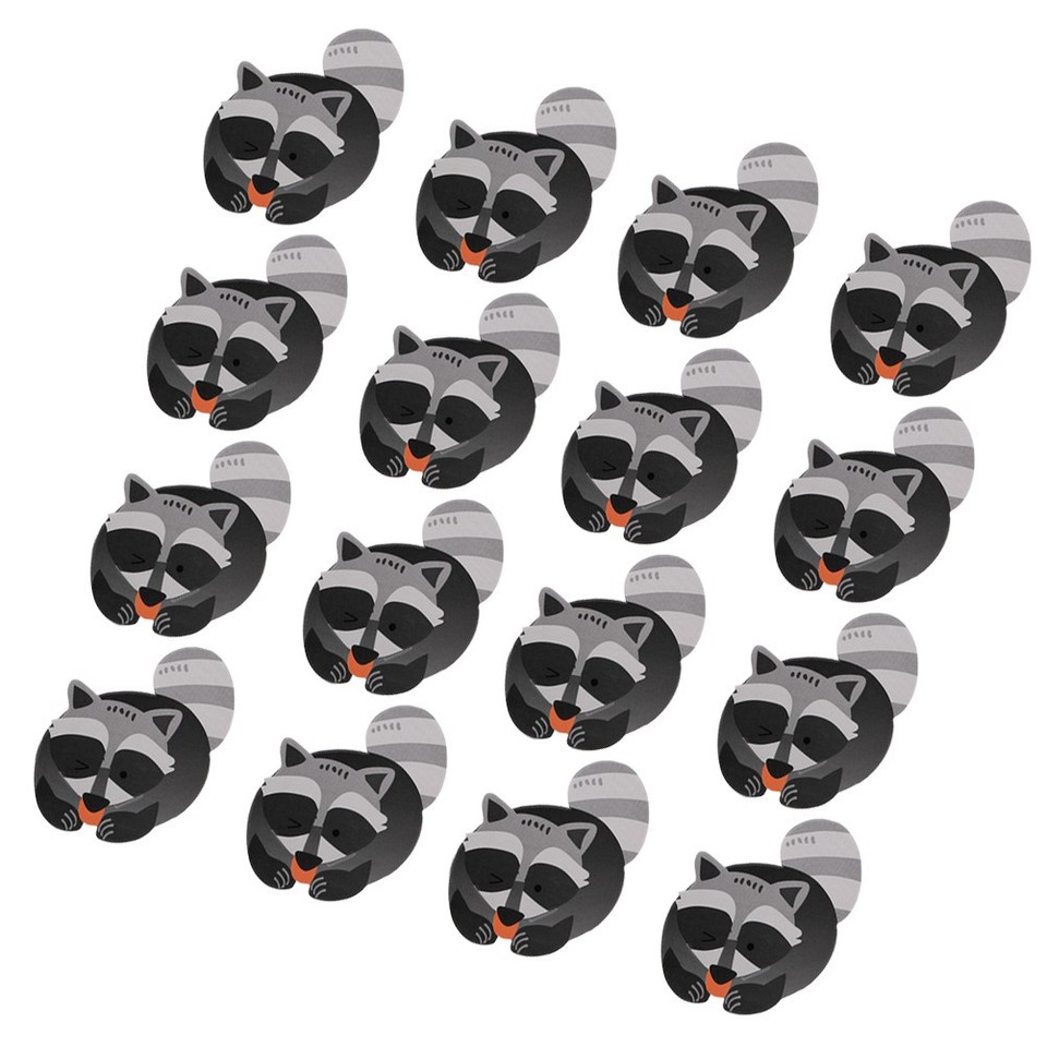 300 pcs Animal Raccoon Design Lollipop Paper Cards Party Candy ...