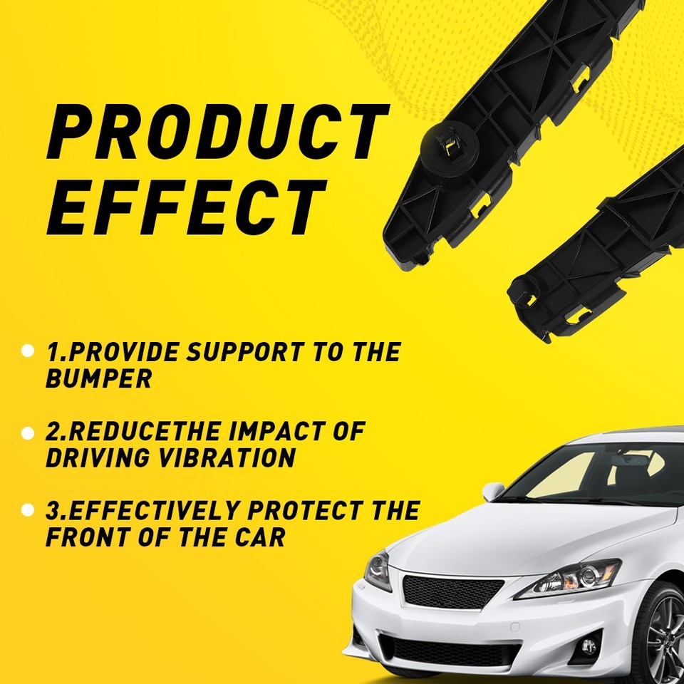 For Lexus 2006-2015 IS250 Front Bumper Support Side Bracket Retainer L ...