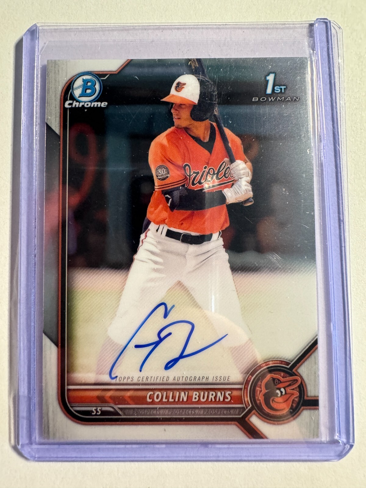 K143,781 - 2022 Bowman Chrome Prospect Autographs #CPACBS Collin Burns ...