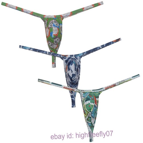 Sexy Men's Slim G-string Underwear Extreme Minimum Coverage All Day ...