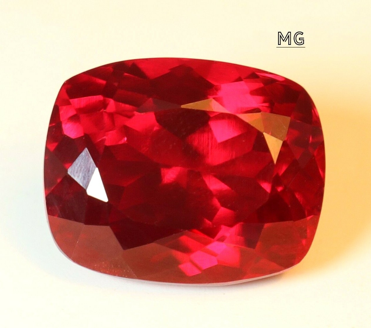 Exclusive 25.80 Ct GIE Certified Natural Burma Red Ruby Emerald Cut ...