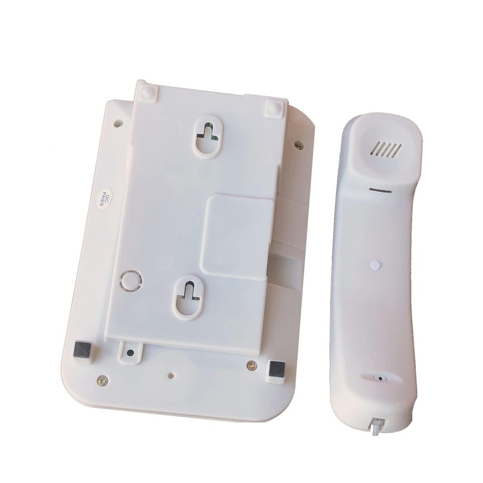 Corded Basic Landline Phone, FSK/DTMF Simple Caller ID Telephone with ...