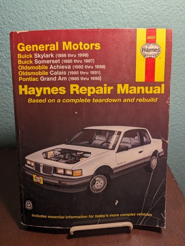 Buick Skylark Pontiac Grand Am Repair Manual-Base Haynes 38025 | eBay