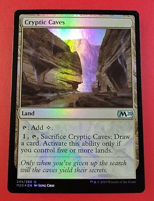 1x Cryptic Caves | FOIL | M20 Core Set 2020 | MTG Magic Cards | eBay