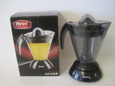 Parini Appliances Electric 34oz Juicer Automatic Drive Two Cone Sizes ...