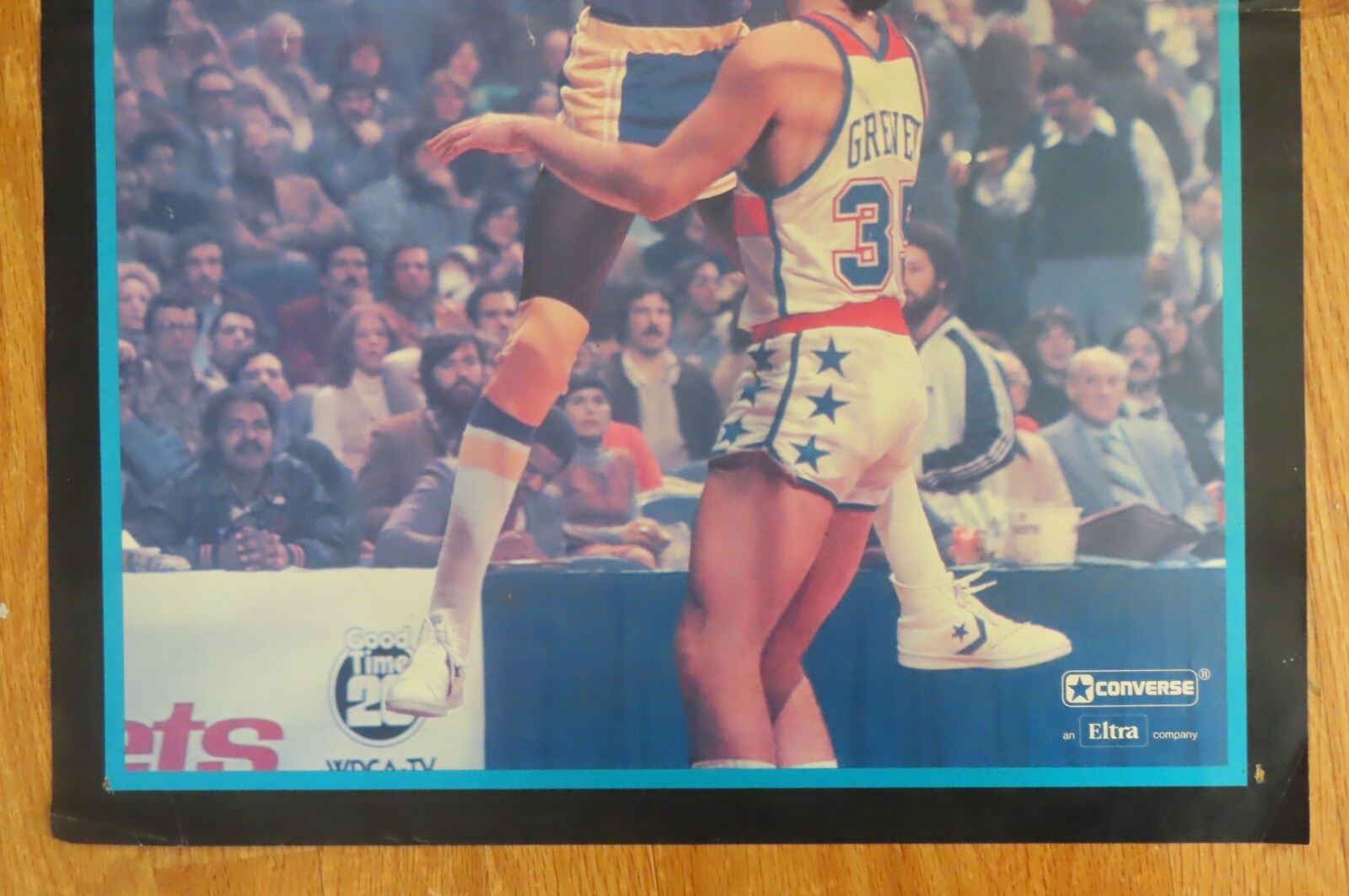 Promo MAGIC JOHNSON No. 32 LOS ANGELES LAKERS "Magic" CONVERSE 16" x 23 ...