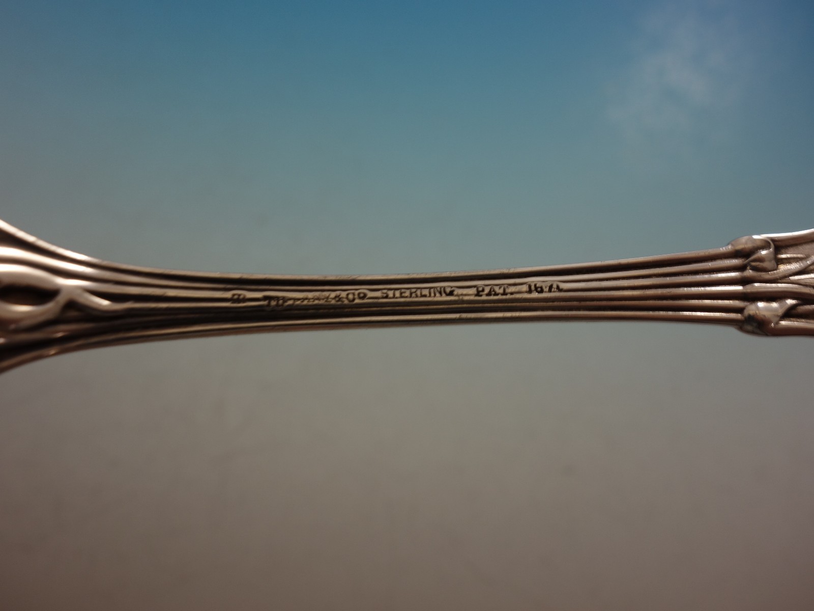 Japanese by Tiffany and Co Sterling Silver Pap Invalid Spoon 7" in ...