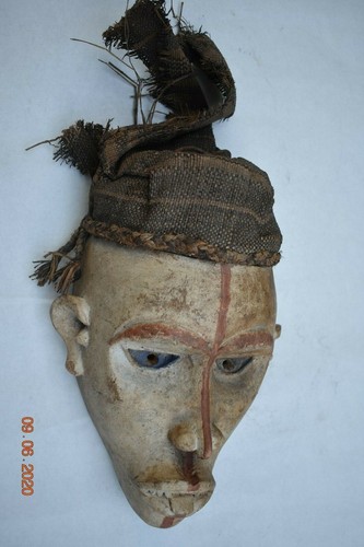 orig $499 YOMBE MASK 1900S LARGE 14in PROV. | eBay