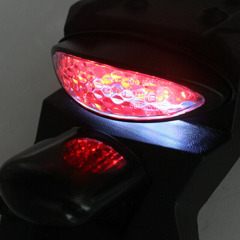 12v Motorcycle LED Rear Fender Brake Tail Light Off Road Enduro Dirt ...